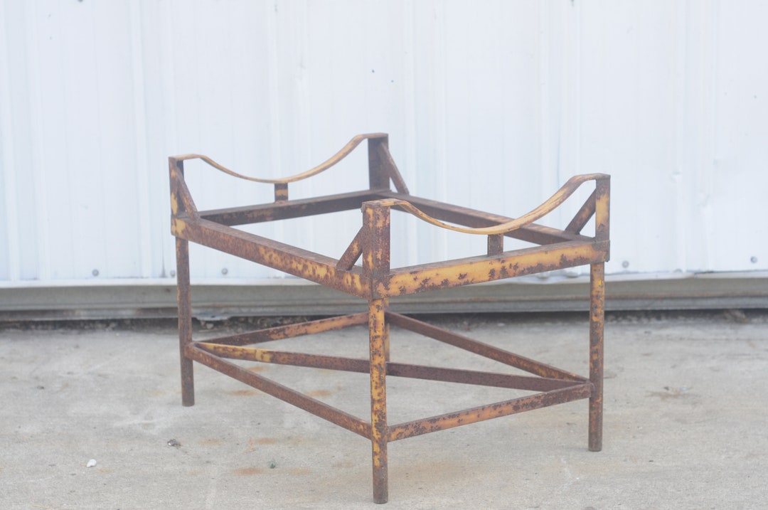Salvaged 55 Gallon Drum Dolly Stand Repurposed Vintage - Etsy
