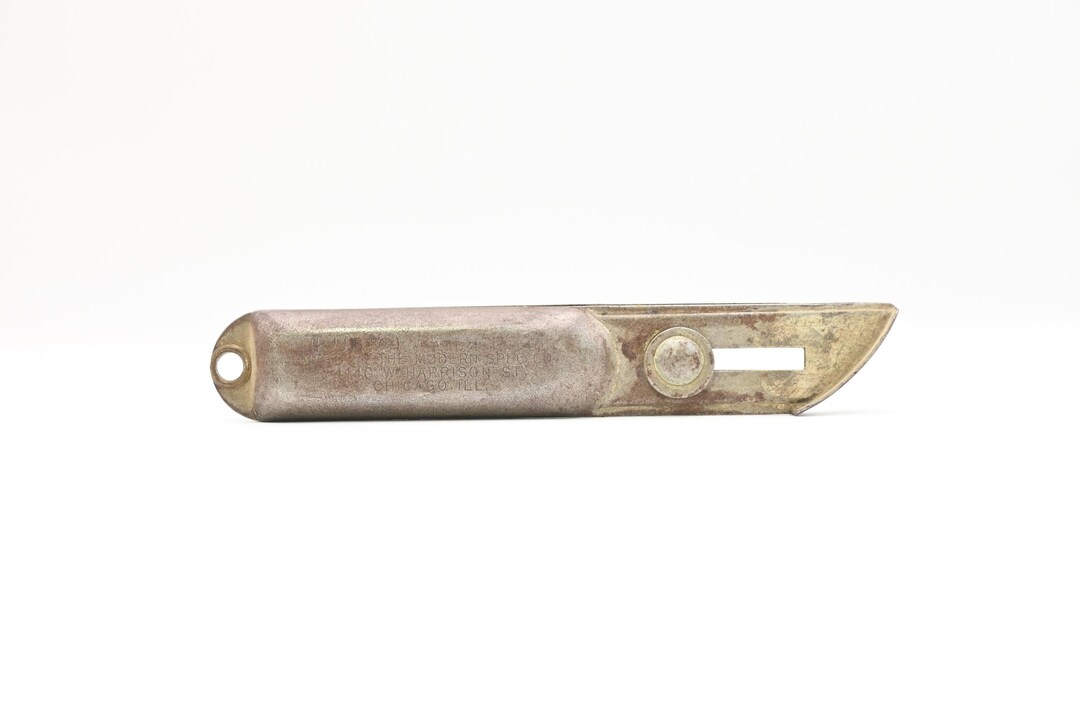 Early Vintage KUTTO Razor Blade Box Cutter Modern Spec. Co W/blade 1940 ...