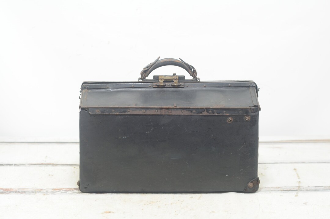 Antique Lineman's Tool Box Telephone Repair Case Progressive Fibre ...