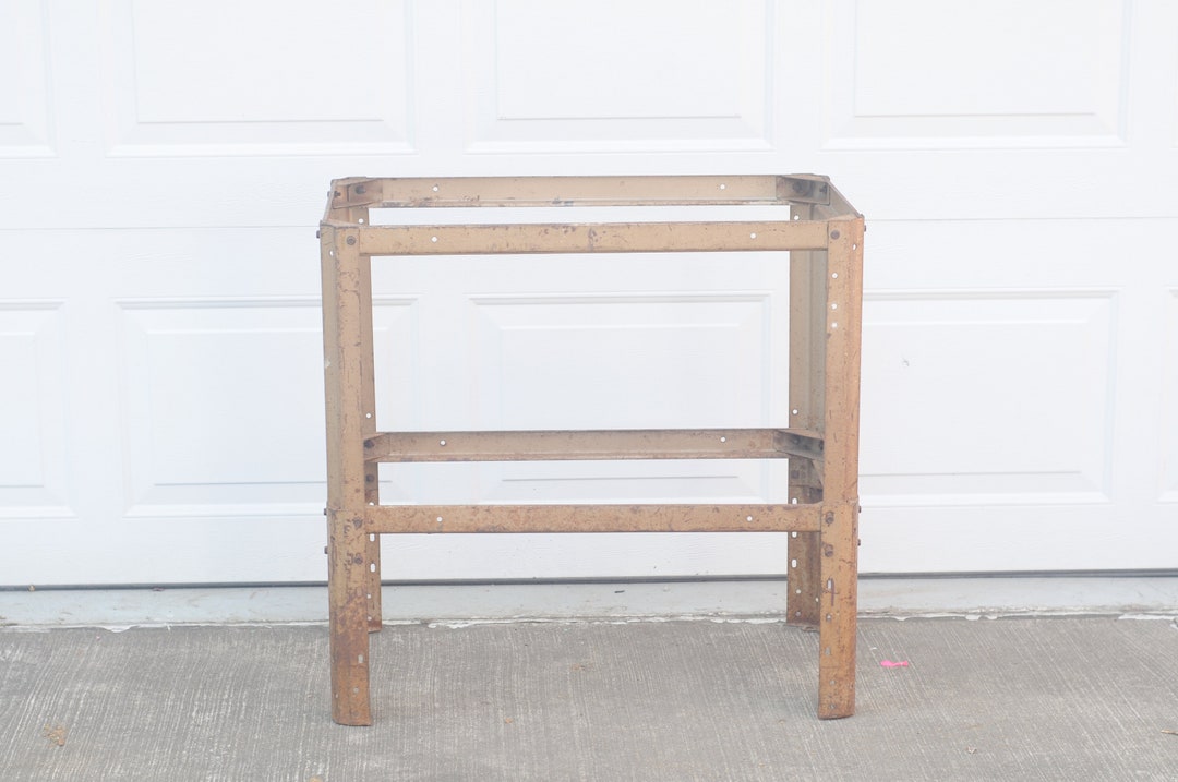 Industrial Table Base Vintage Power Tool Stand Power Tool Base Scroll ...