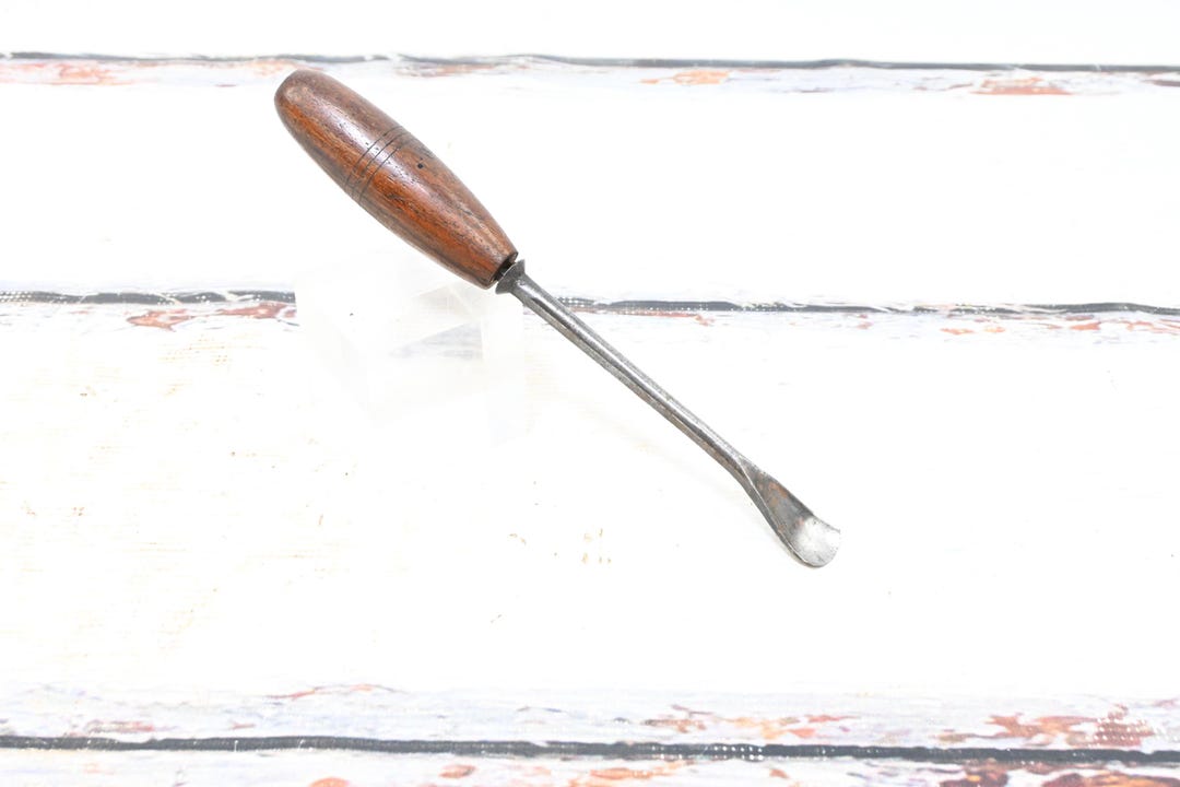 Antique Buck Brothers No. 27 Bent Spoon Pattern Carving Gouge Chisel 7 ...