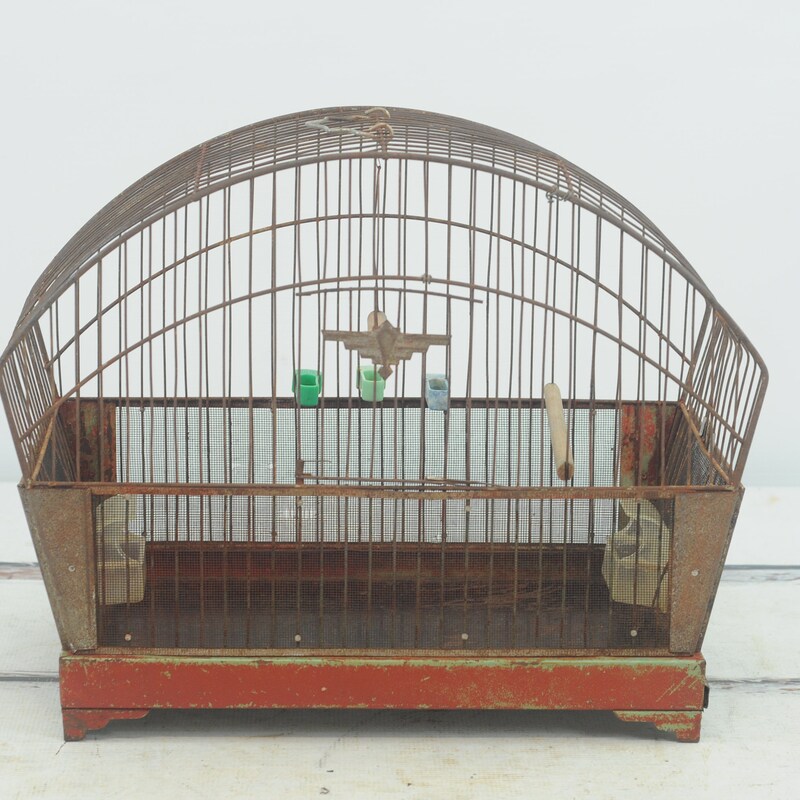 Vintage Bird Cage - Etsy
