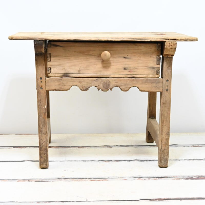Primitive Side Table - Etsy