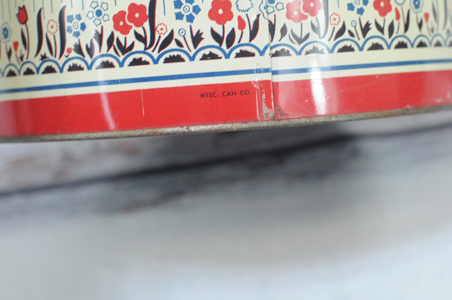 Vintage Large Tin Cracker Canister Original Retro 1950s - Etsy