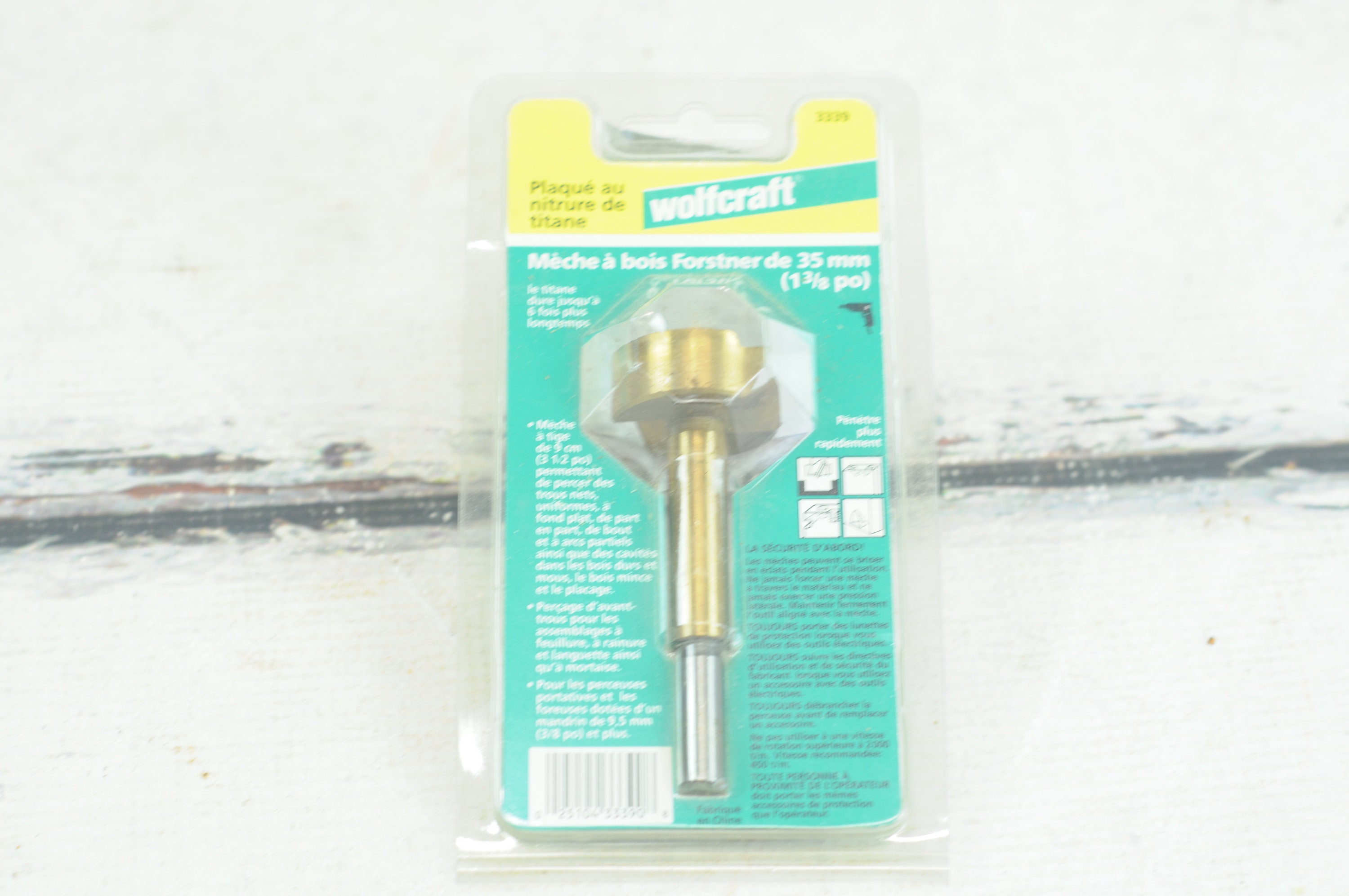 WOLFCRAFT 1-3/8 Forstner Wood Boring Bit Titanium - Etsy