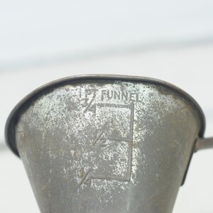 Antique Tin Kitchen Funnel Sifter Sieve Cream Separator Primitive ...