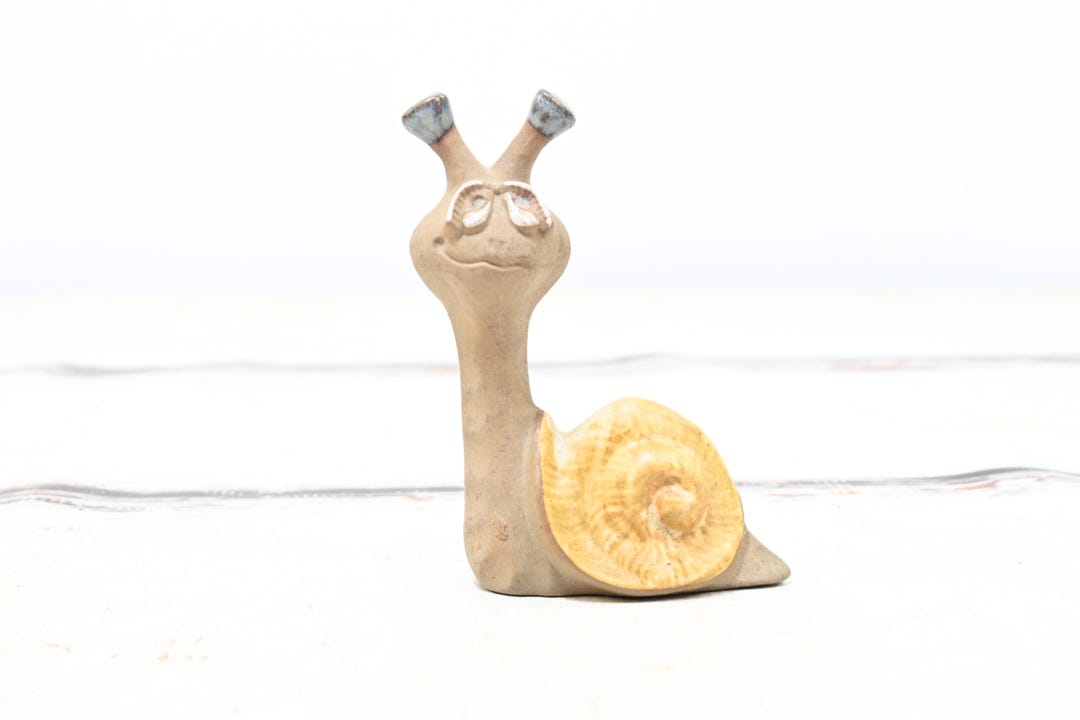 Vintage Pottery Craft Sluggo Snail Clay Menagerie California Pottery ...