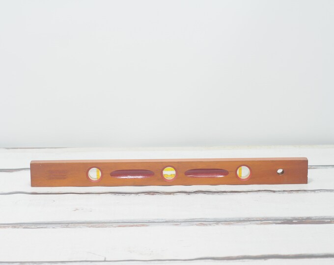 Vintage Stanley Cherry Wood Level Handyman No. 257N 28" Carpentry ...