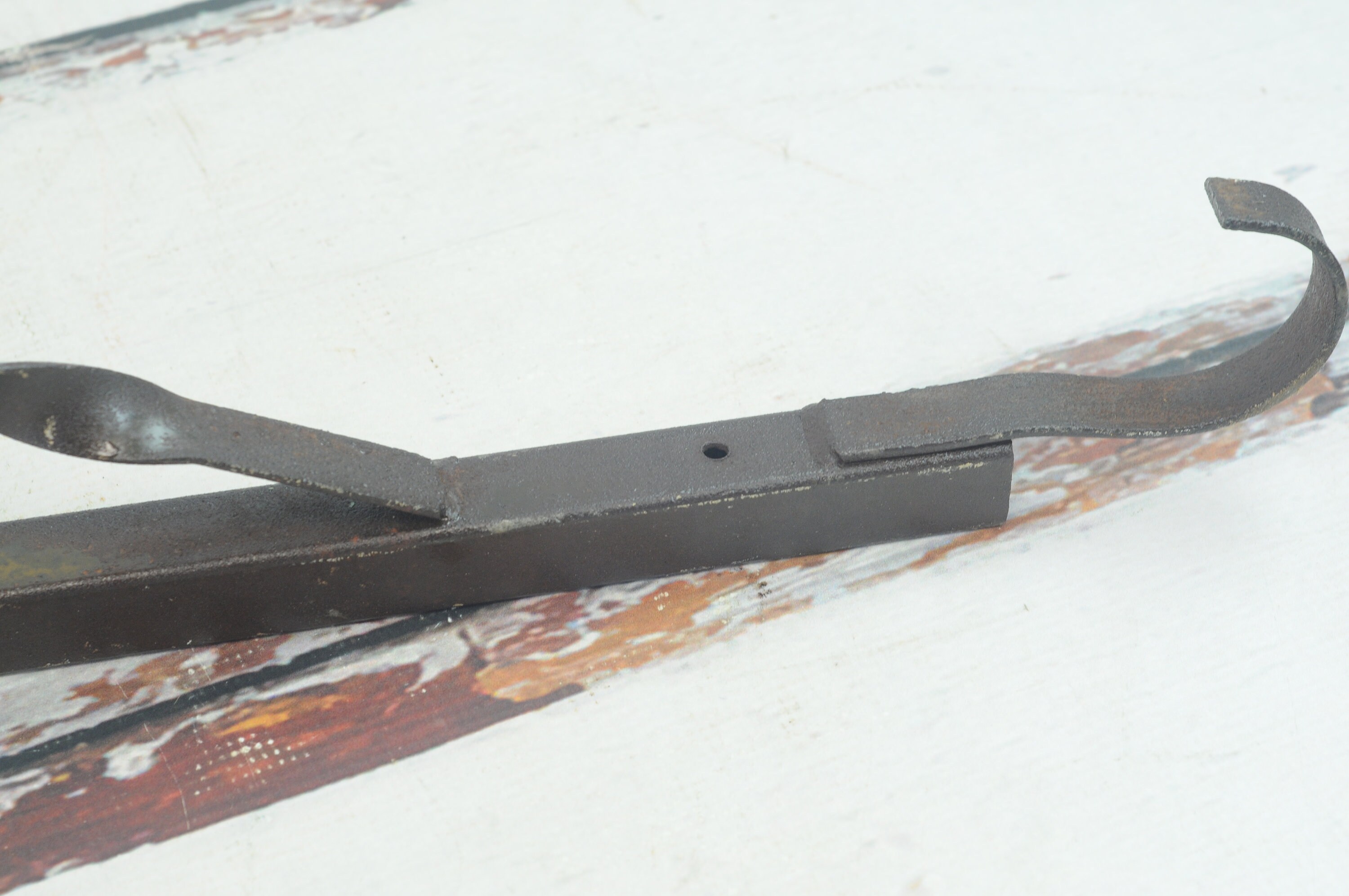 Vintage . 30.25 Hanging Metal Sign Bracket Sign Hanger | Etsy