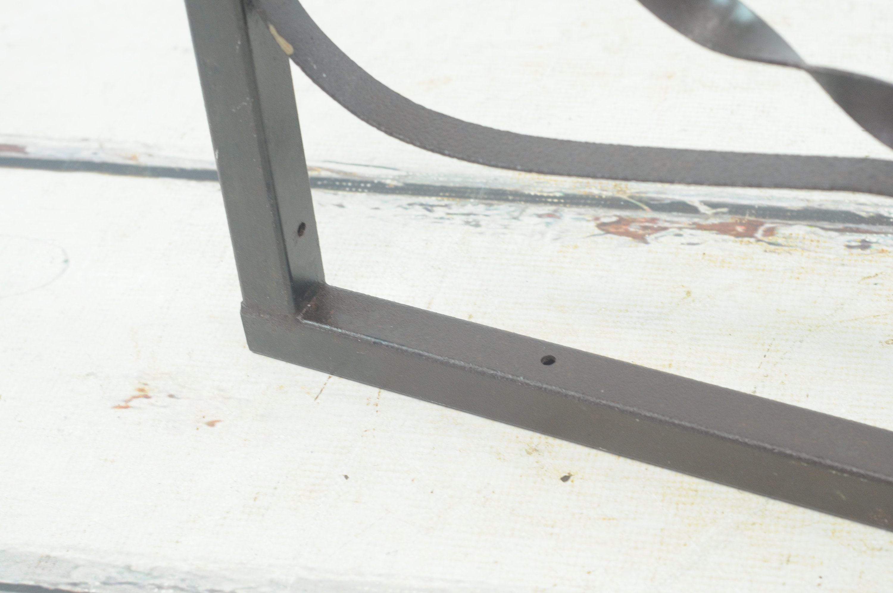 Vintage . 30.25 Hanging Metal Sign Bracket Sign Hanger | Etsy