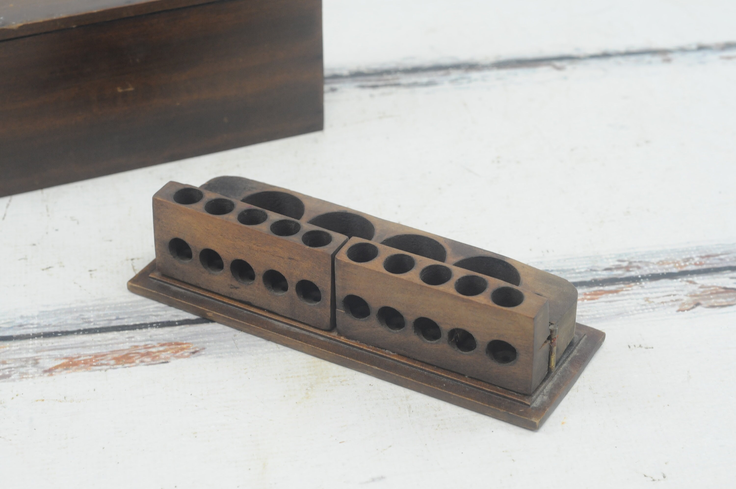 Vintage/Antique Wood Block For Scale Weights Wood Block and | Etsy