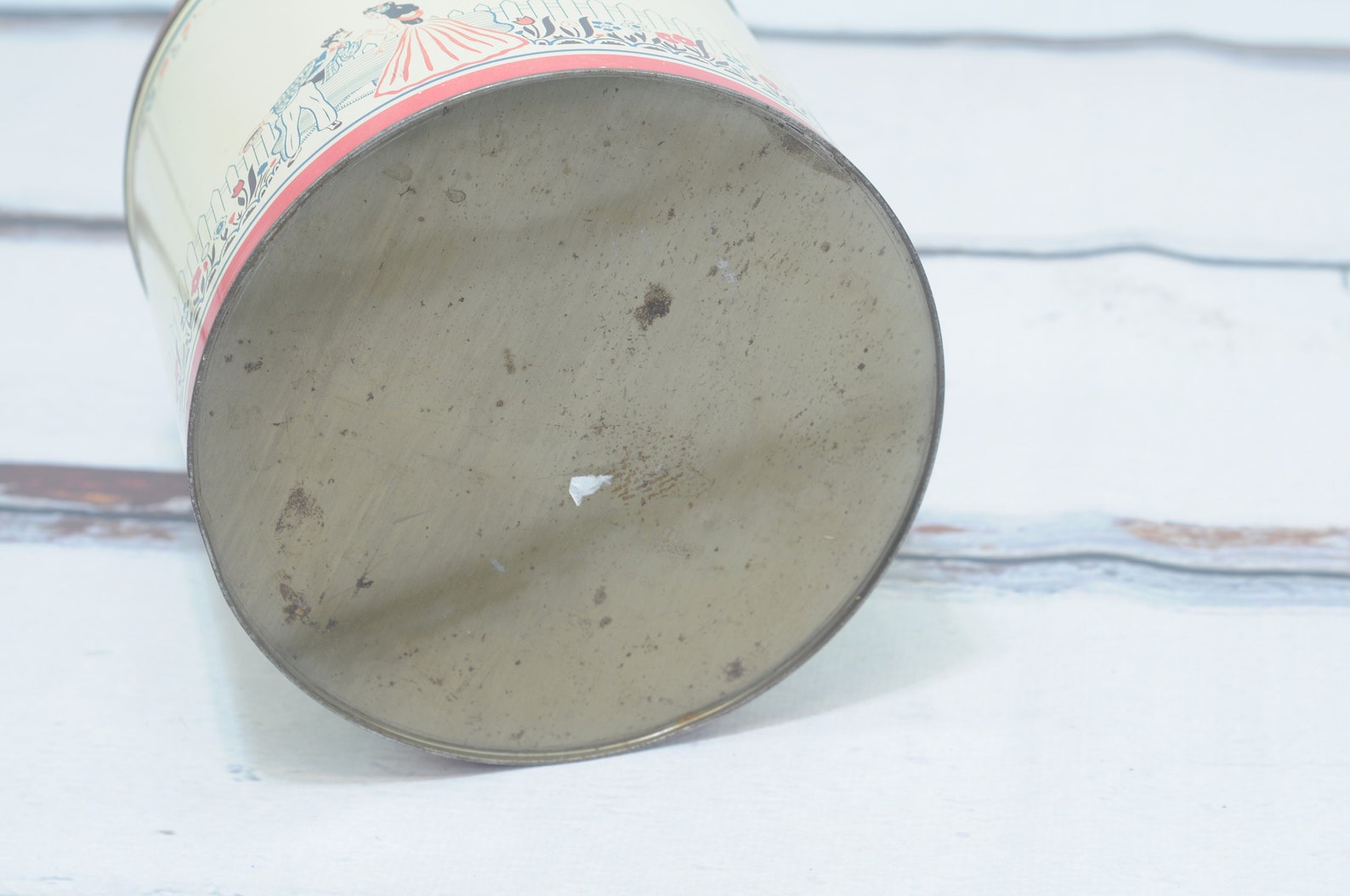 Vintage Large Tin Cracker Canister Original Retro 1950s - Etsy