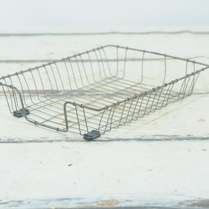 Vintage . Wire Basket in Out Basket Legal Size Vintage Wire Letter ...