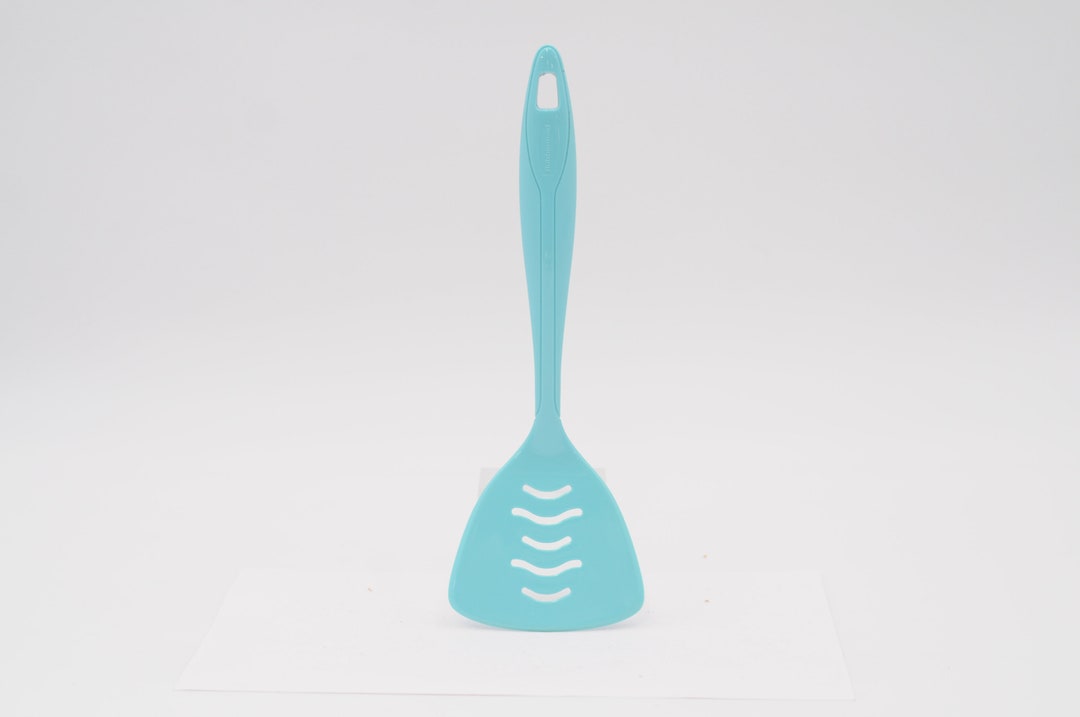 Rare Vintage Rubbermaid Teal Blue Nylon Spatula Flipper Plastic Turner ...