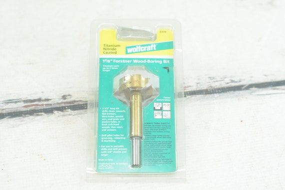 WOLFCRAFT 1-3/8 Forstner Wood Boring Bit Titanium | Etsy