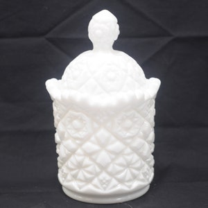 Vintage 1950s Fostoria White Milk Glass Winburn Pattern Biscuit Cracker ...