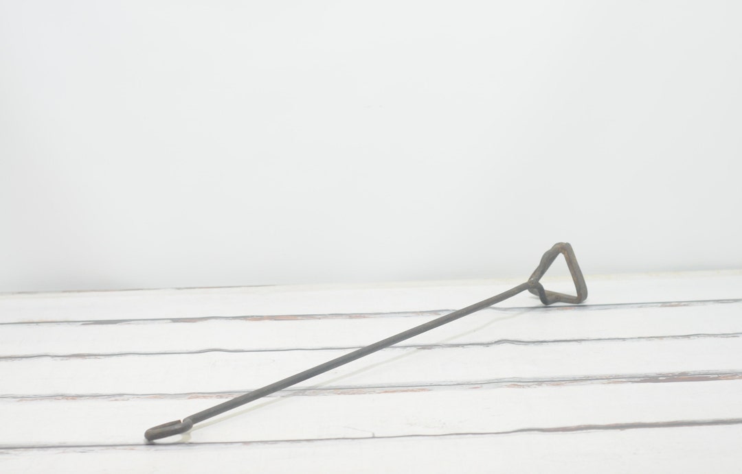 Vintage Cast Iron Branding Iron Triangle Shaped Cattle Brand Livestock ...
