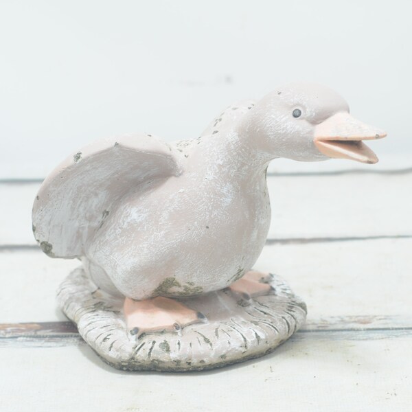 Concrete Goose Statue - Etsy