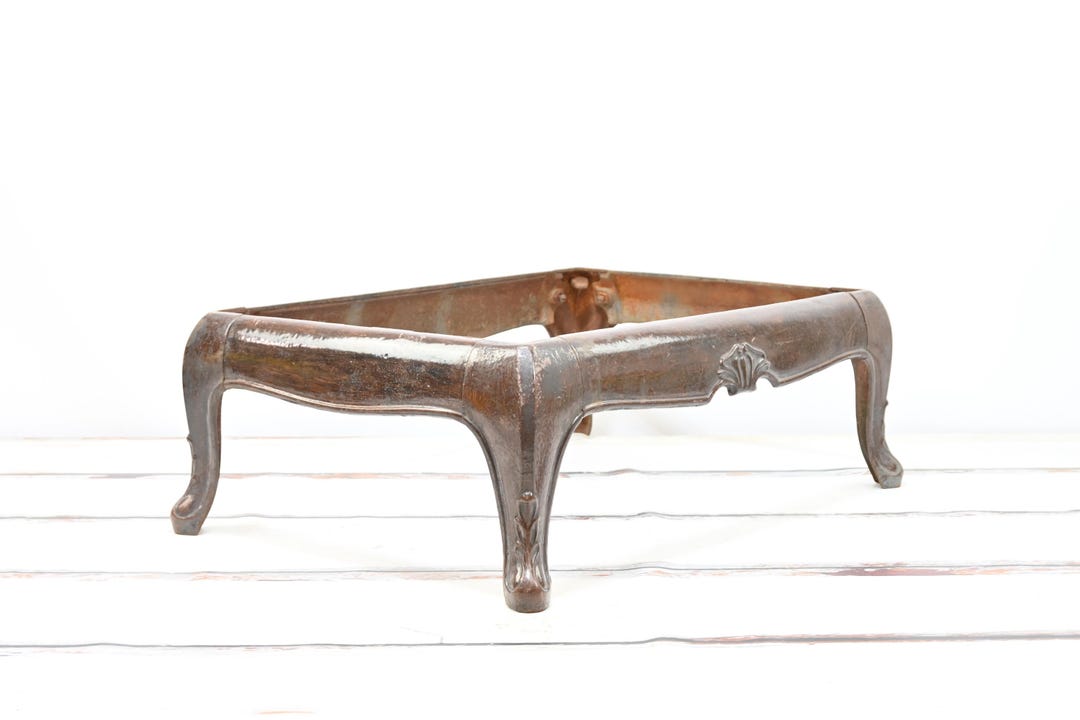 Salvage Cast Iron Antique Stove Wood Burner Cookstove Base Restoration ...