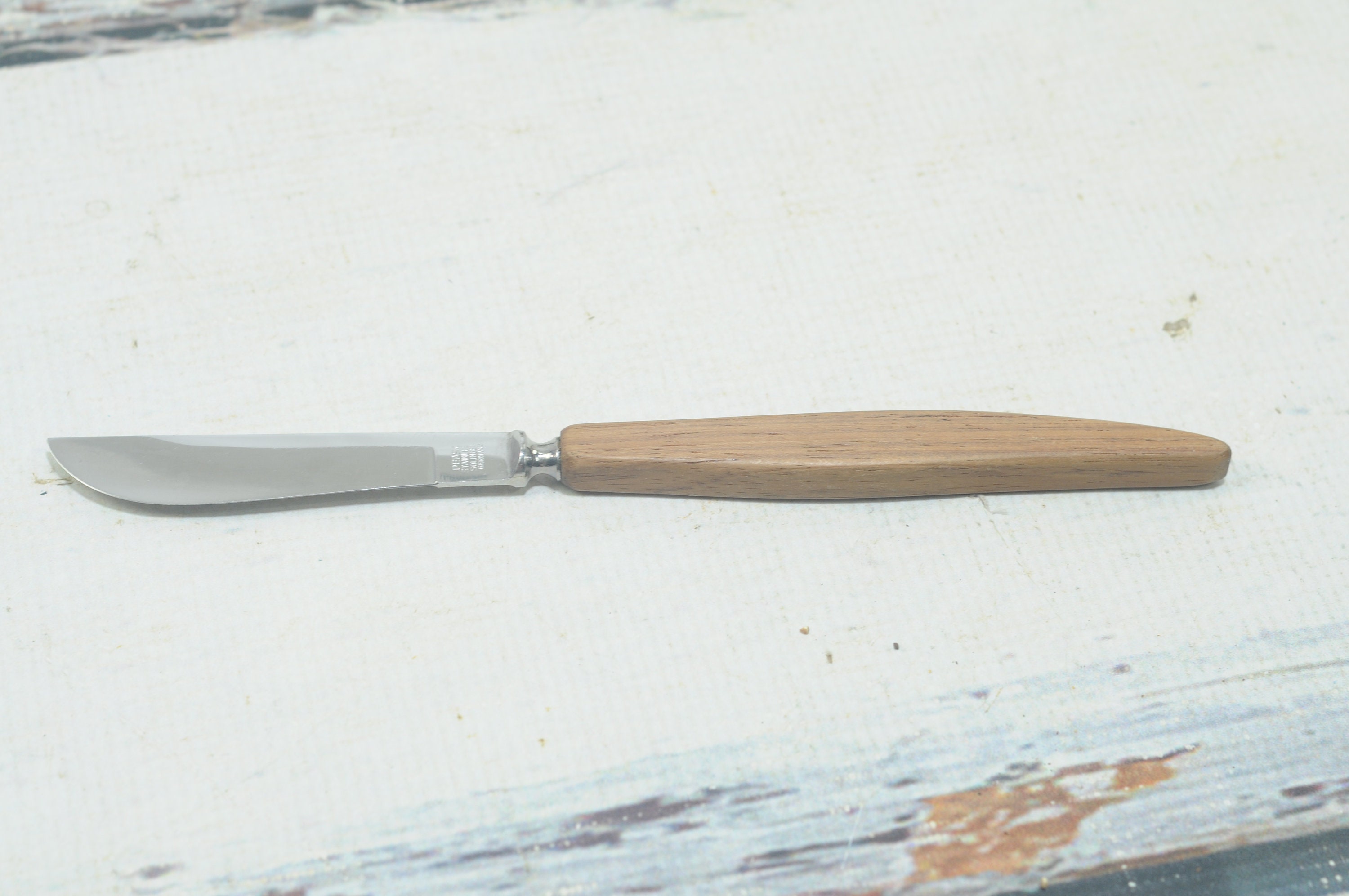 6 Vintage Peaso Solingen Steak Knives Wood Flatware Knife Set Danish ...
