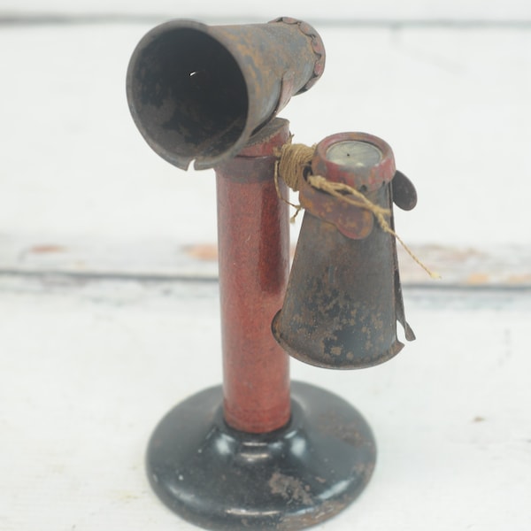 Antique Toy Telephone - Etsy