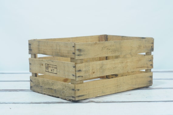 Vintage . Fruit Crate Large Wood Vintage Fruit Box Potato - Etsy