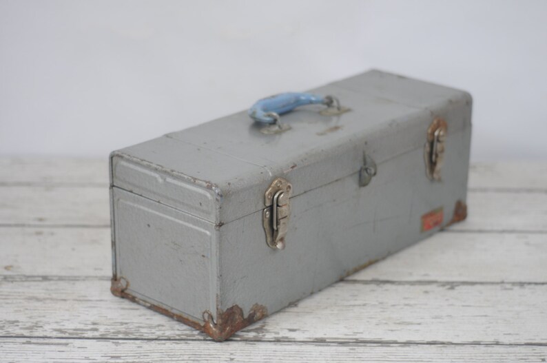 Vintage . Union Super Steel Tool Box Toolbox Tool Chest | Etsy