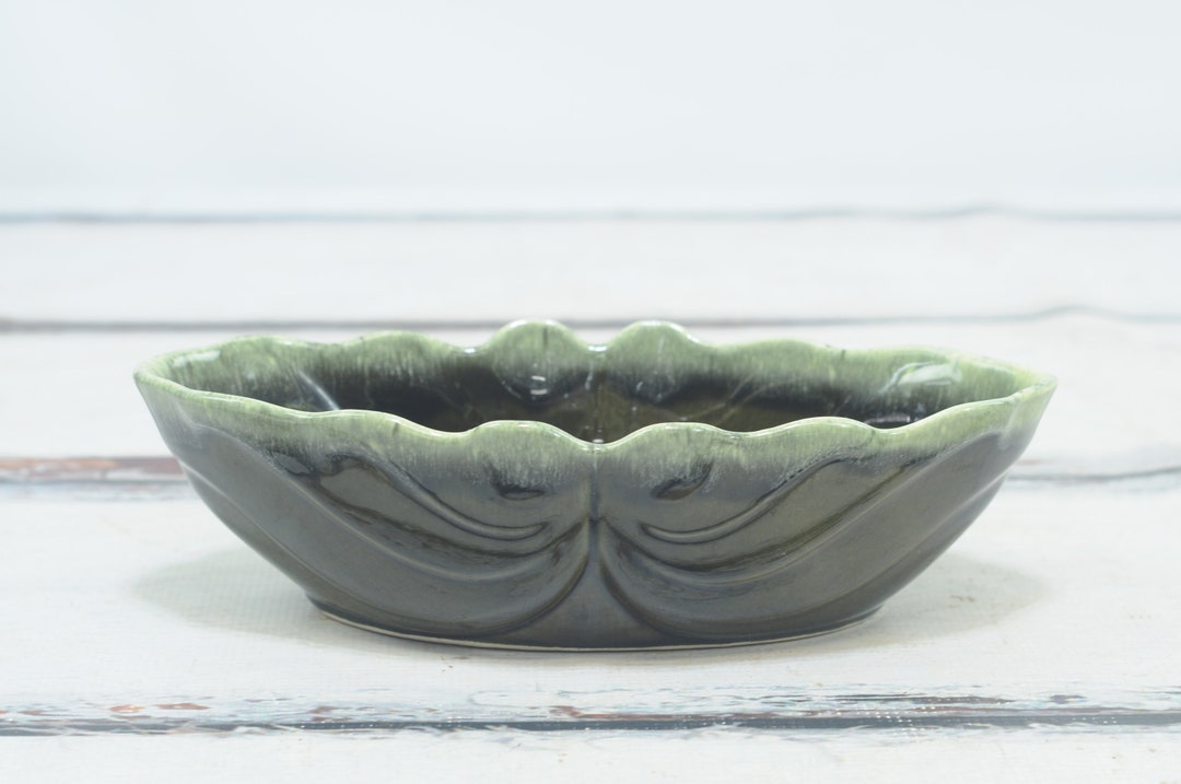 Vintage . Hull Pottery F77 Oval Window Box Planter Flower Pot Vintage ...