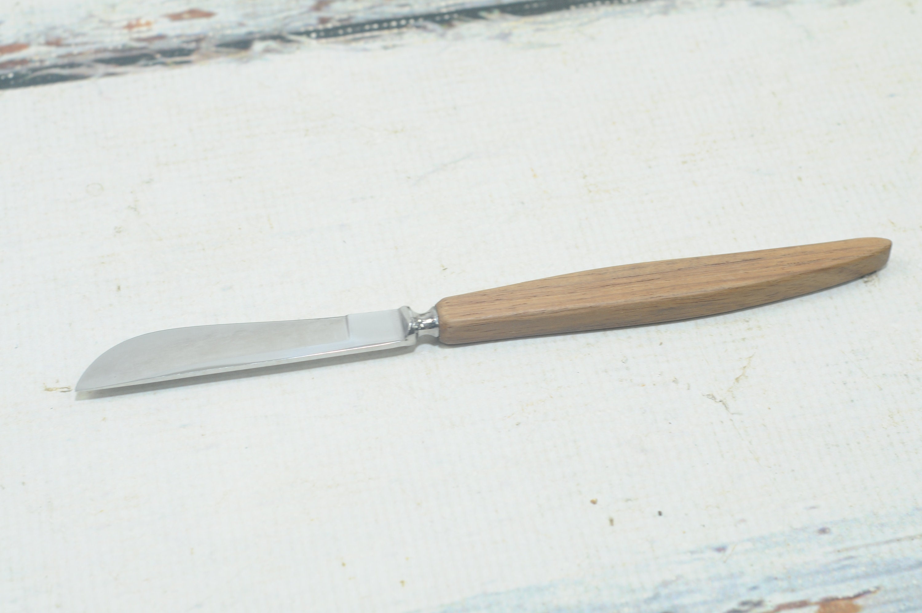 6 Vintage Peaso Solingen Steak Knives Wood Flatware Knife Set Danish ...