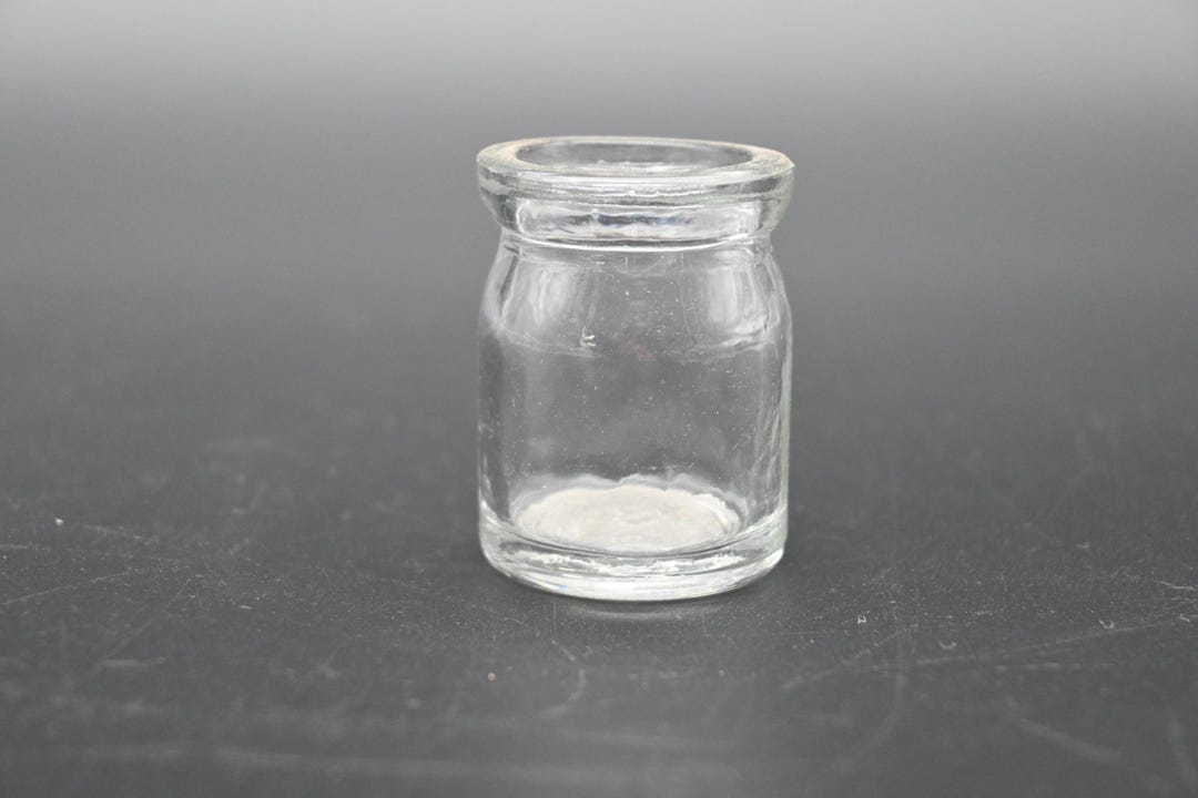 Vintage Small Individual Glass Creamer Mini Pitcher Restaurant Serve ...