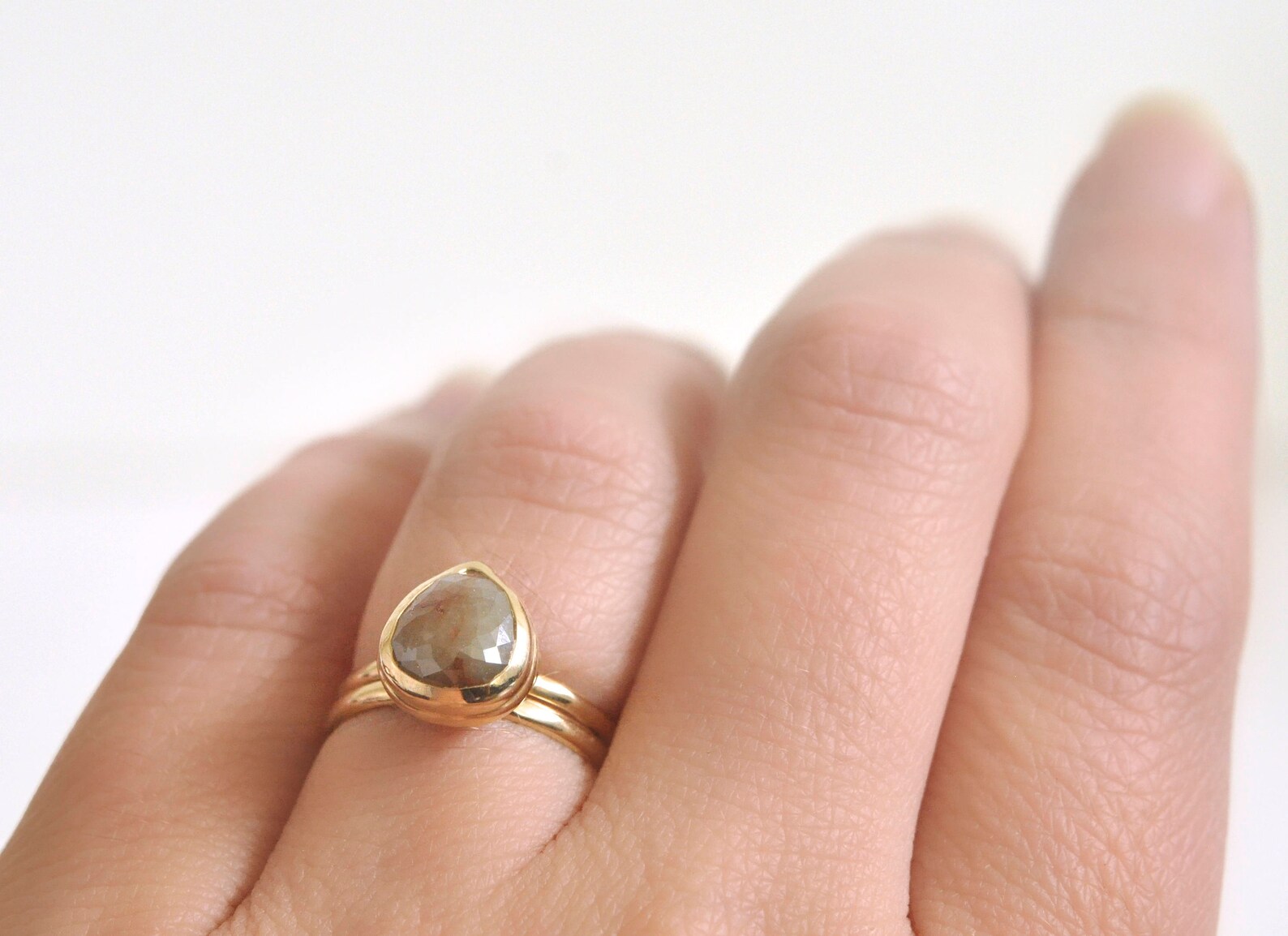 18k Gold Ring 18k Women's Wedding Band 18k Yellow Gold - Etsy