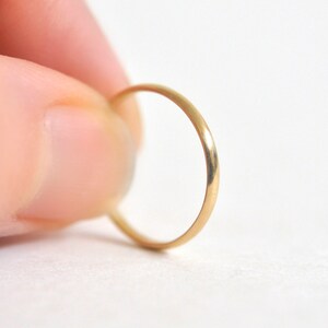 18k Gold Ring- 18k Women's Wedding Band- 18k Yellow Gold Ring- 18k Gold ...