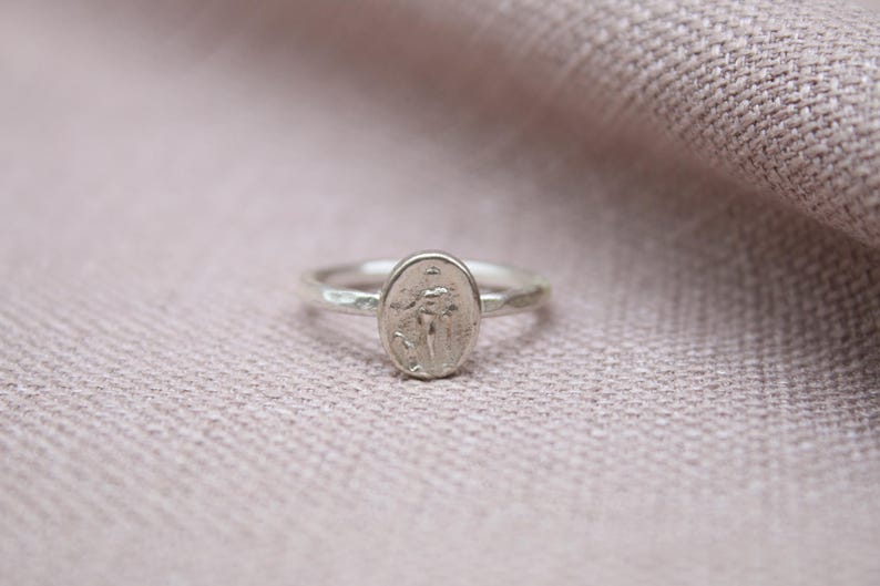 Athena Ancient Greek Coin Ring 925 Sterling Silver Handmade Statement ...