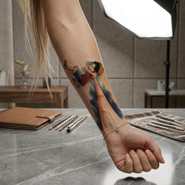 Tattoo Anime Sticker - Etsy