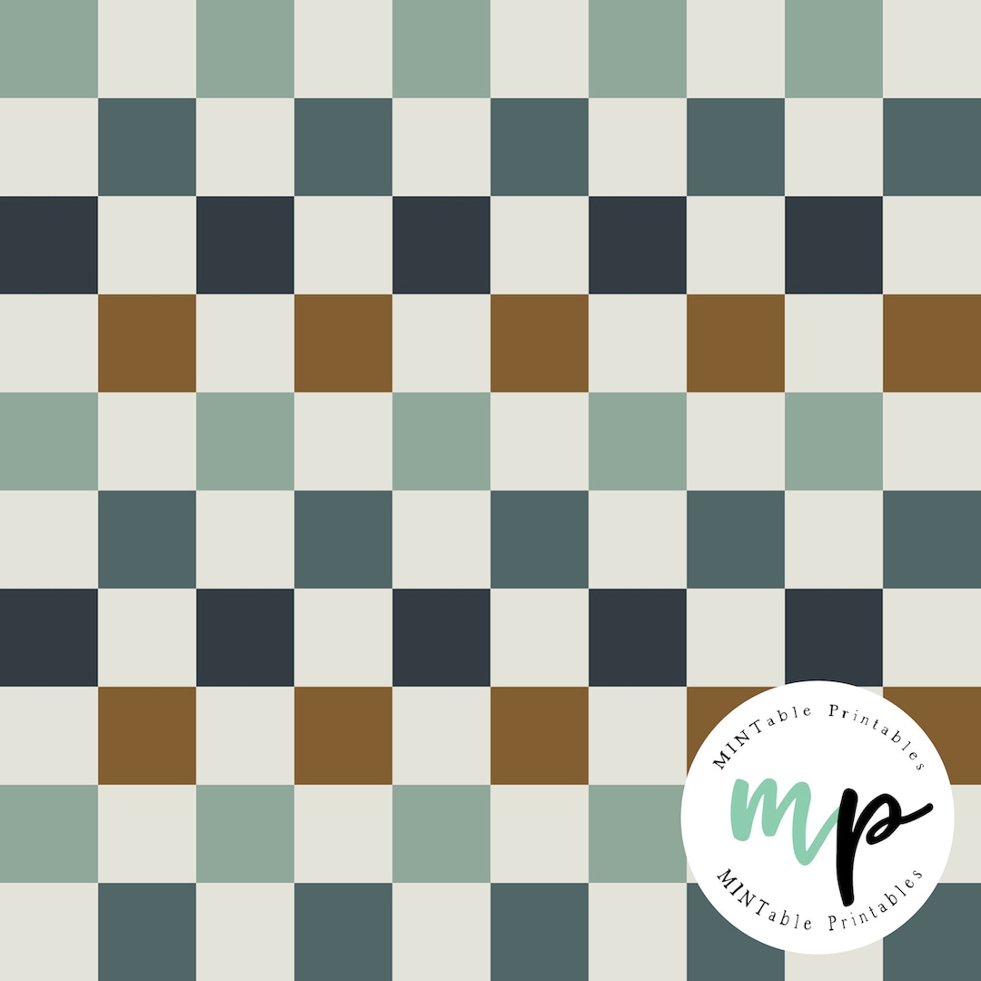 Checkered Digital Pattern Design for Clothing and Products Beach Vibes ...