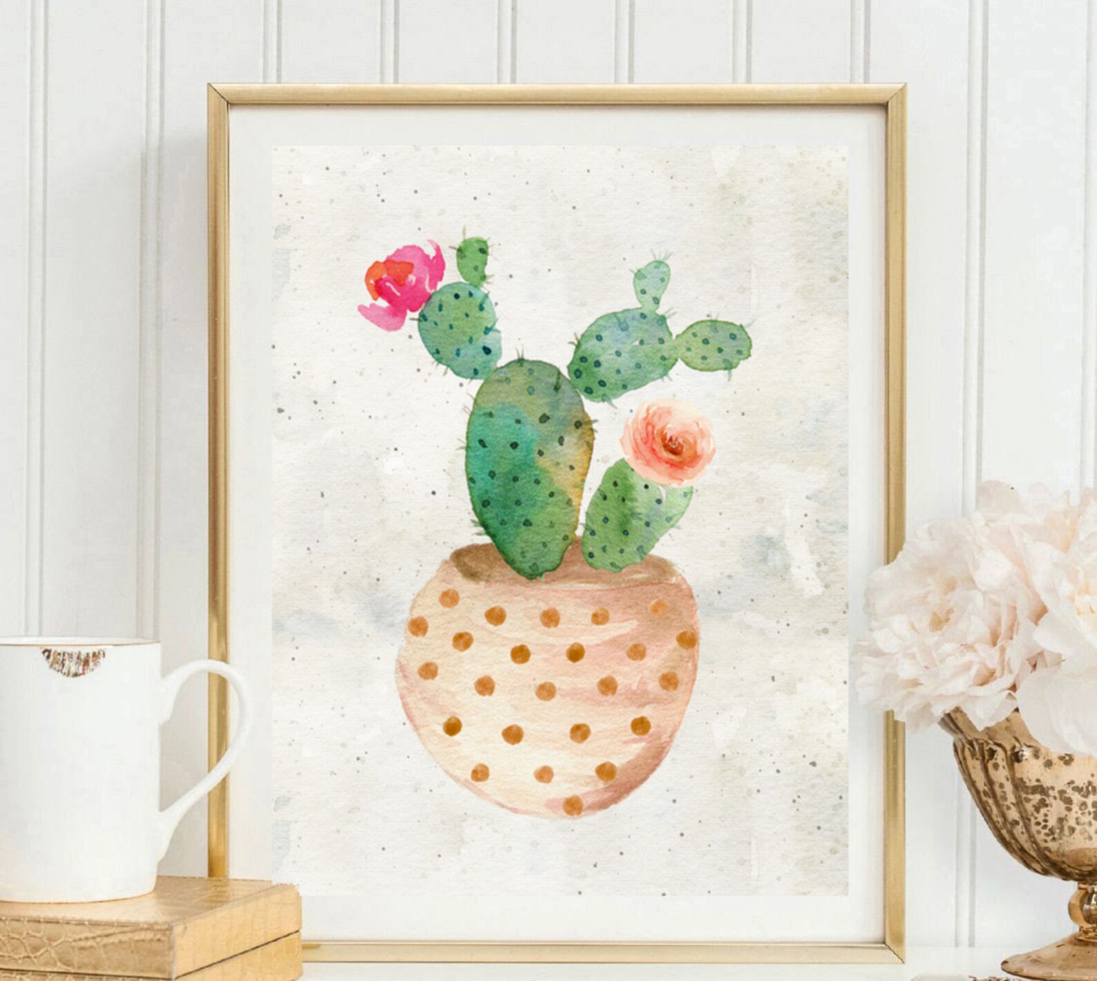Cactus Print, Cactus Printable, Cactus Wall Art, Botanical Print ...