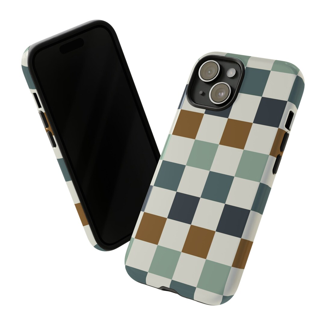 Vintage Checkers Phone Case - Etsy