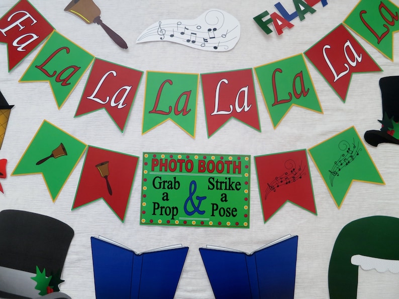 Christmas Caroling Photo Booth Props - INSTANT DOWNLOAD - Etsy