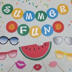 PDF - Summer / End of School / End of Year Photo Booth Props ...