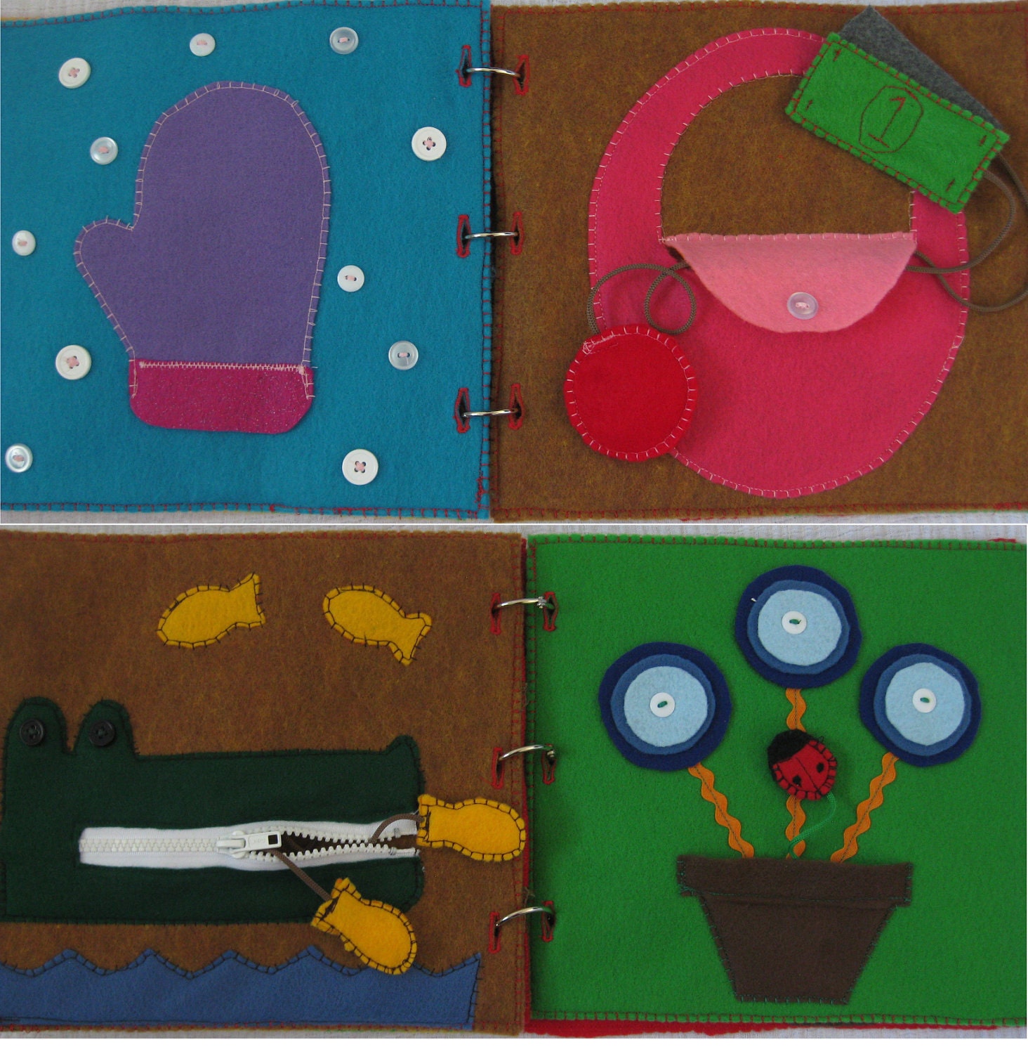 Baby Quiet Book Pattern - 12 Pages - INSTANT DOWNLOAD - Etsy