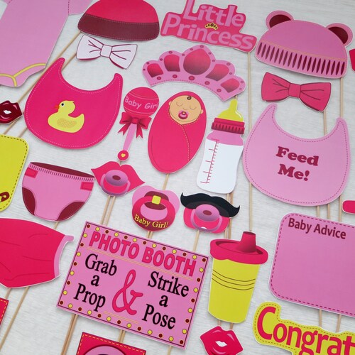 Strawberry Shortcake Photo Booth Props Instant Download - Etsy