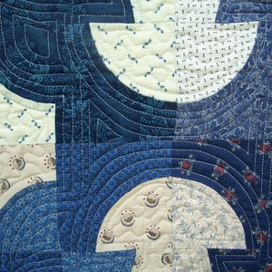 Drunkard's Path Variation Quilt - Etsy