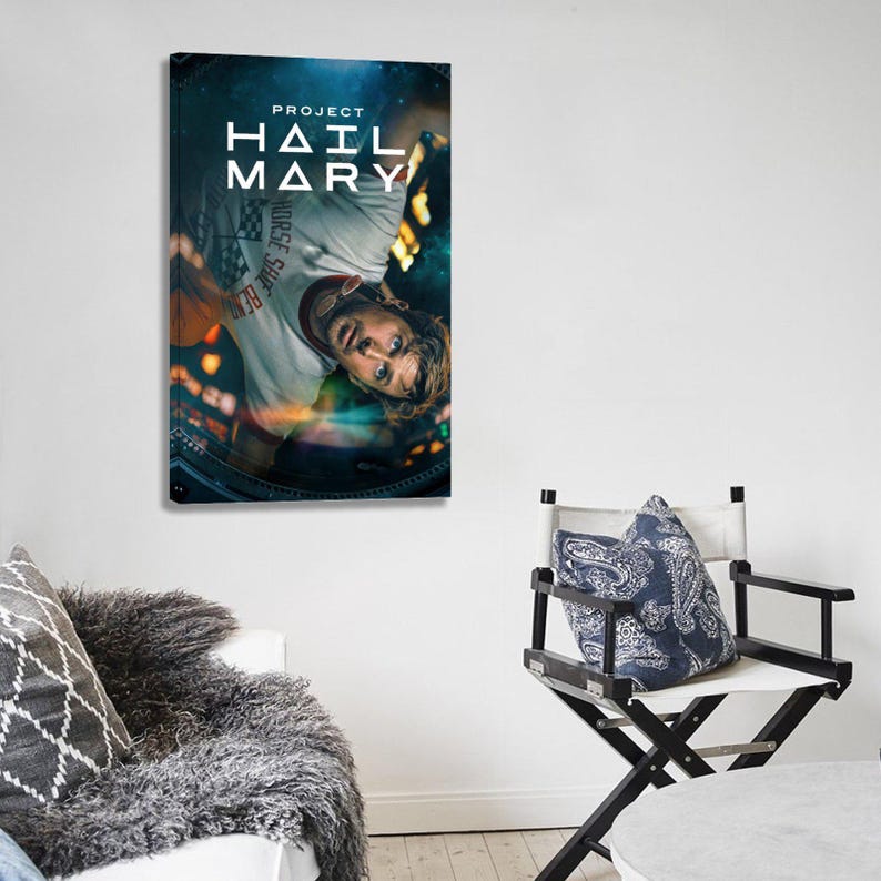 Project Hail Mary Ryan Gosling Astronaut Spaceship Window Painting on ...