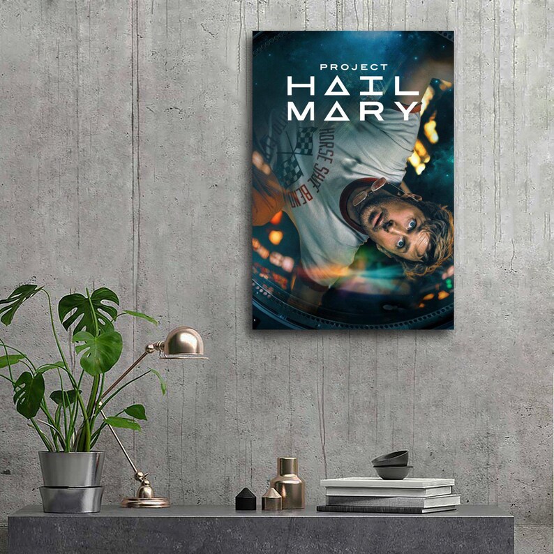 Project Hail Mary Ryan Gosling Astronaut Spaceship Window Painting on ...