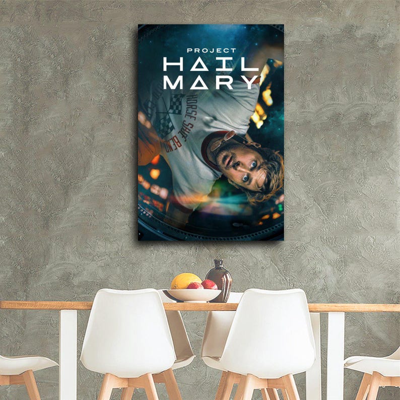 Project Hail Mary Ryan Gosling Astronaut Spaceship Window Painting on ...