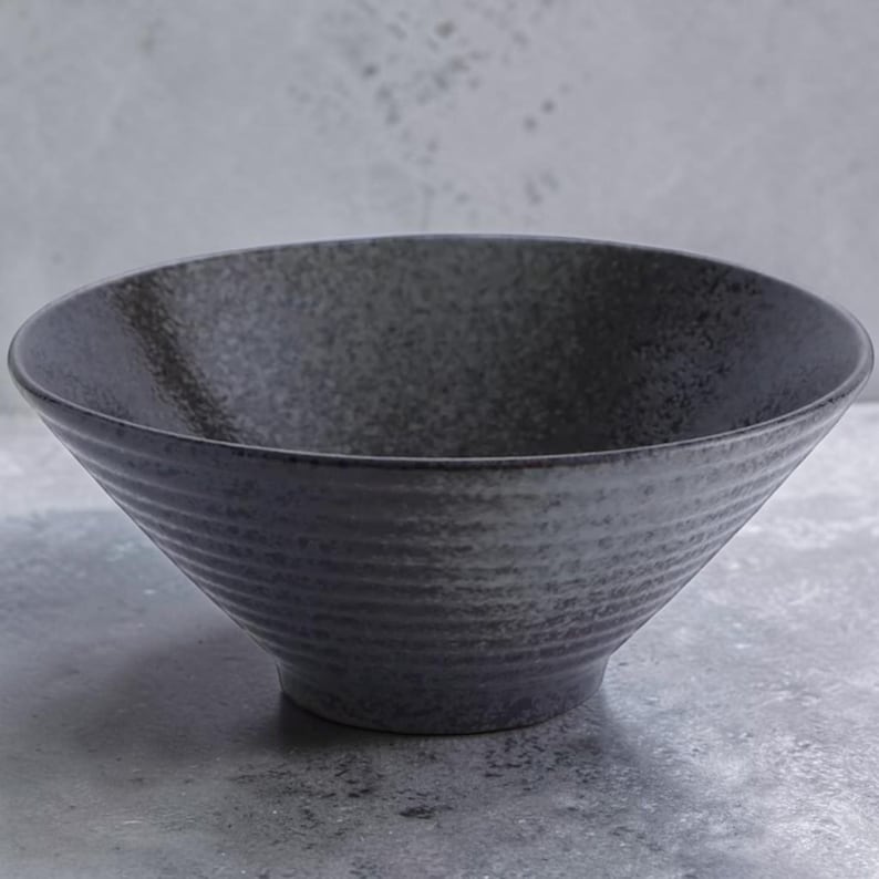 Japanese Ceramic Ramen Bowl Large Stoneware Soup Bowl Asian Noodle Bowl ...