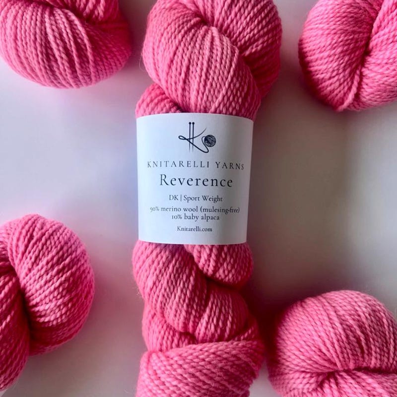 Light Pink Sport Yarn - Etsy