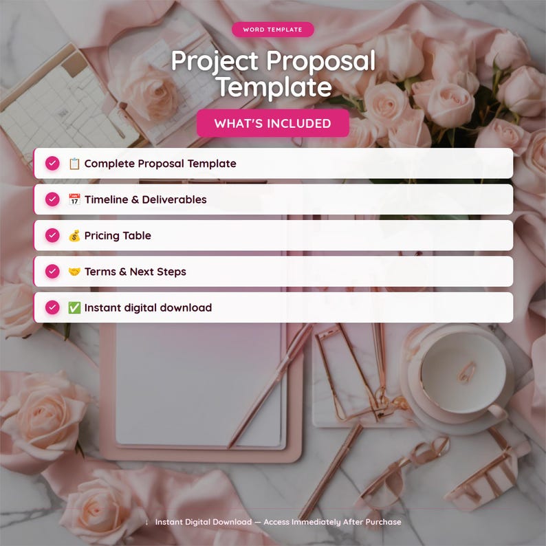 Project Proposal Template Word | Business Proposal Template | Client ...