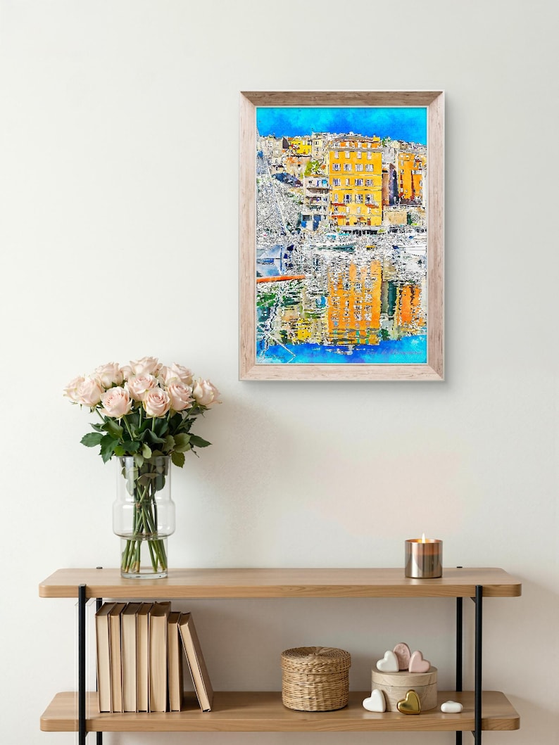 Watercolor Derived From High-resolution Photography and Created Through ...