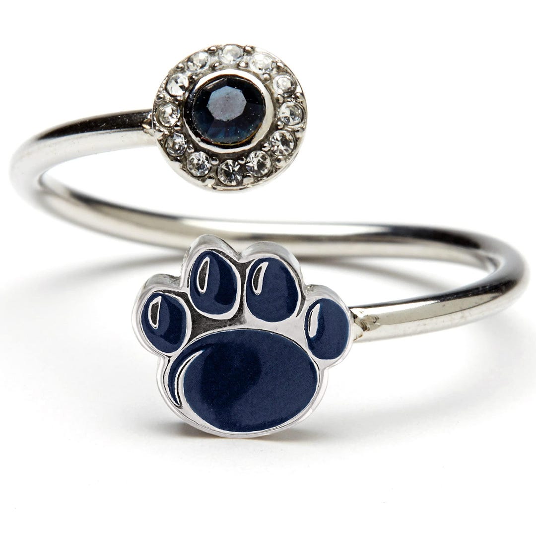 Adjustable Penn State Ring for Women - Paw Print Penn State College ...